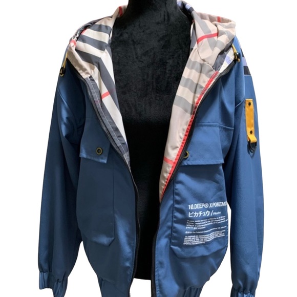 Source Unknown | Jackets & Coats | Mens Light Blue Lightweight Jacket ...